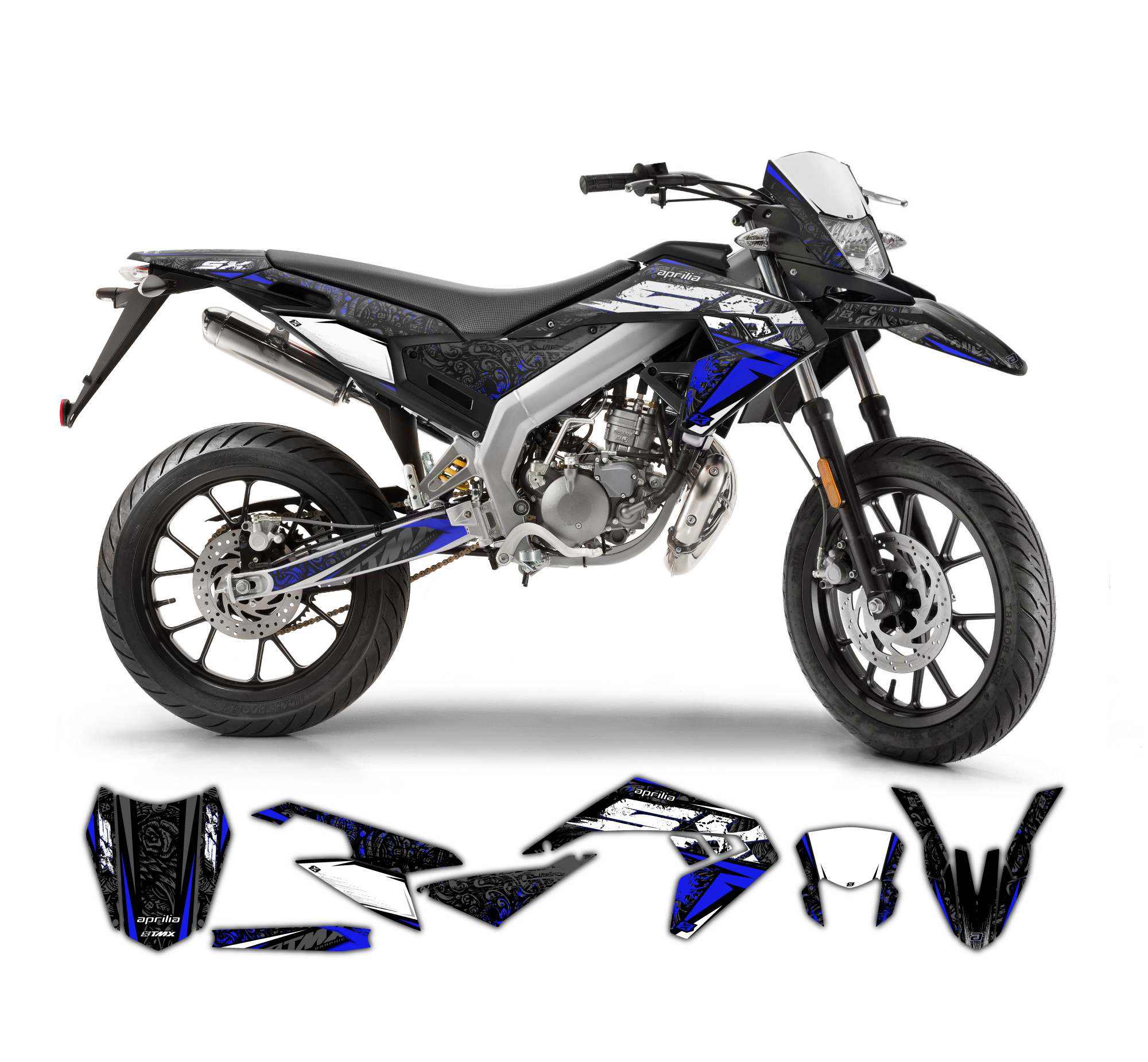 Factory Series graphics kit for Aprilia RX and SX 50 • TMX Graphics