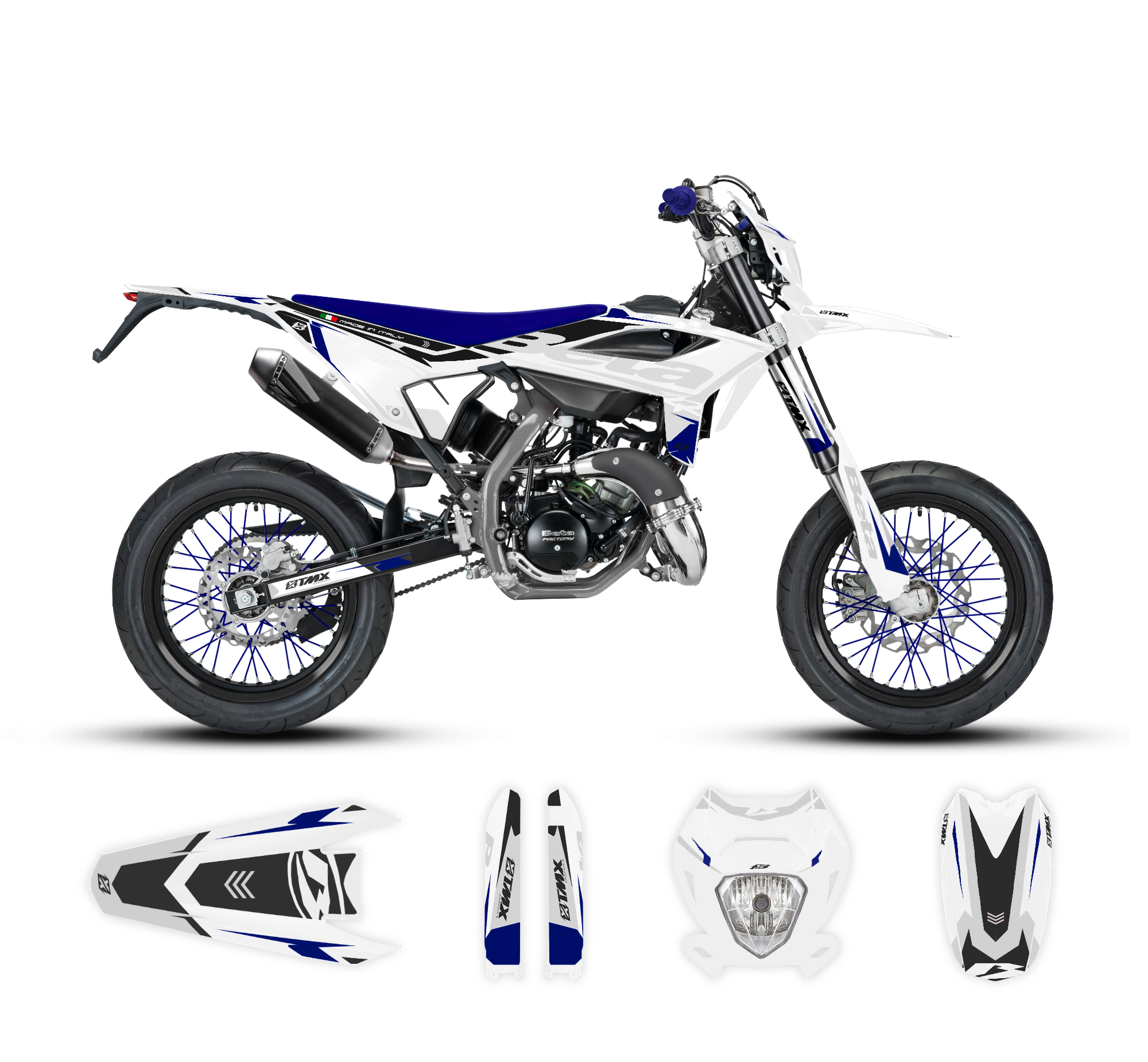 S20 Series graphics kit for Beta RR 50 (2T) and 125 LC (4T) • TMX Graphics
