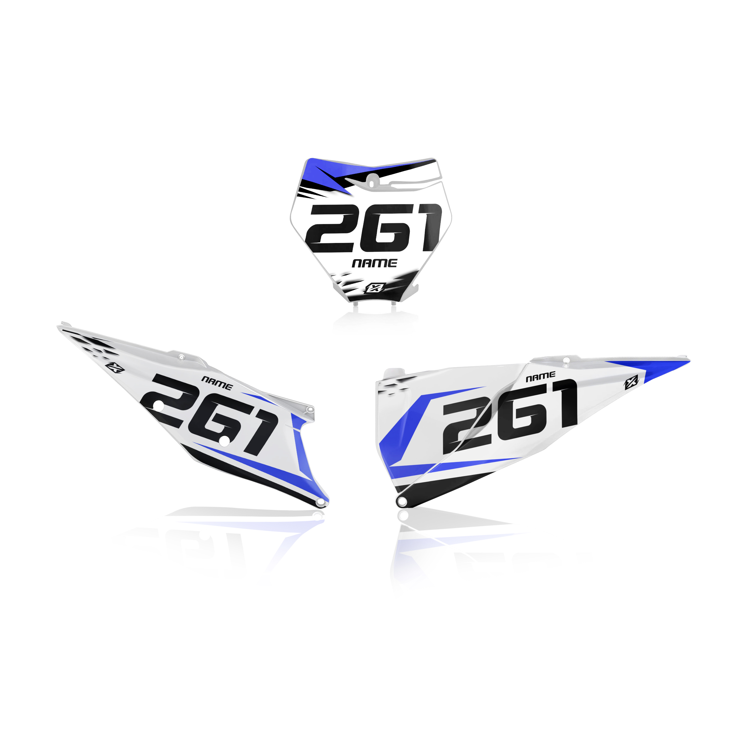 KTM Number Plates Graphics - Arrow Series • TMX Graphics