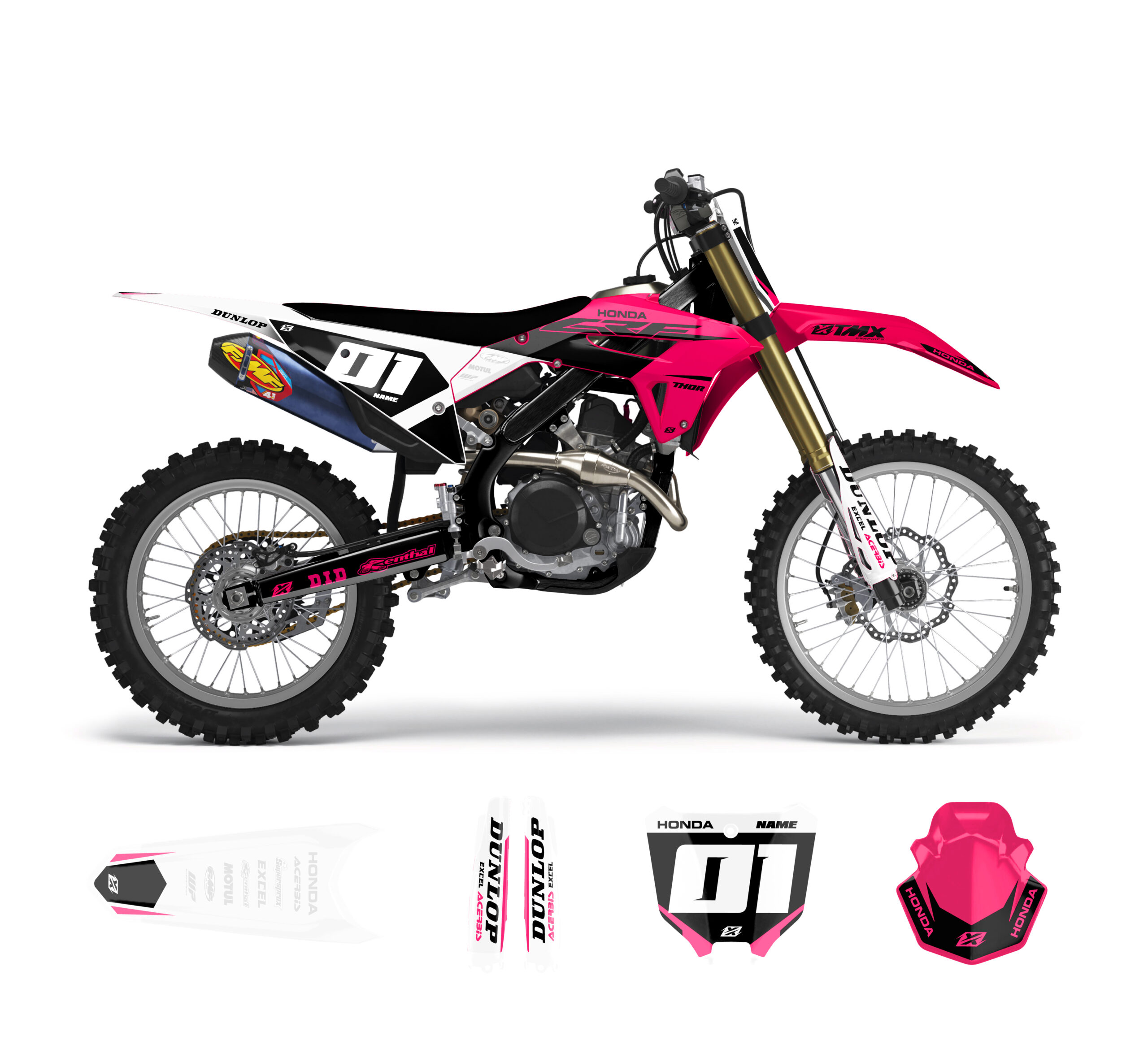 Advance Series graphics kit for Honda • TMX Graphics