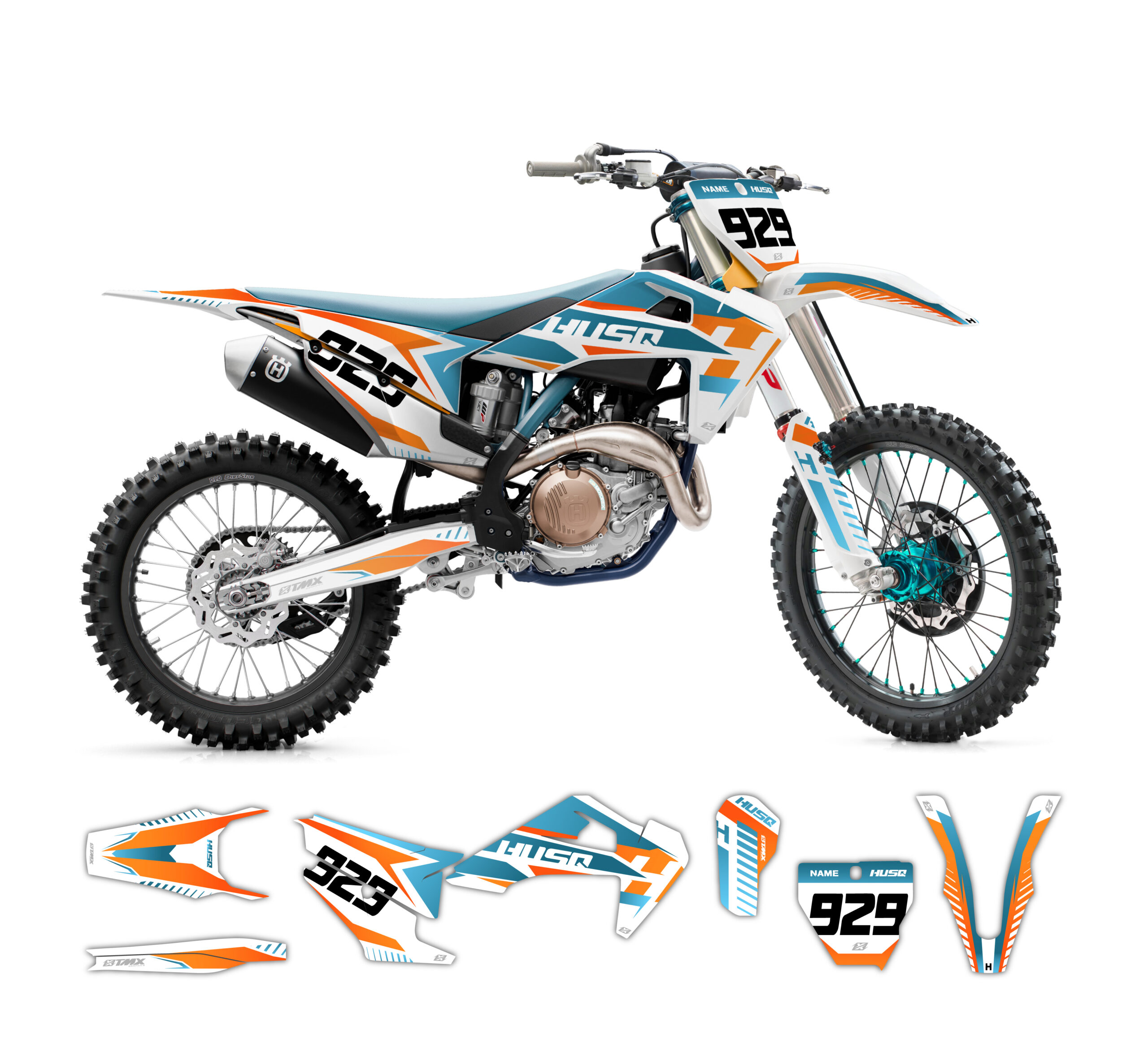 Rupture Series graphics kit for Husqvarna • TMX Graphics