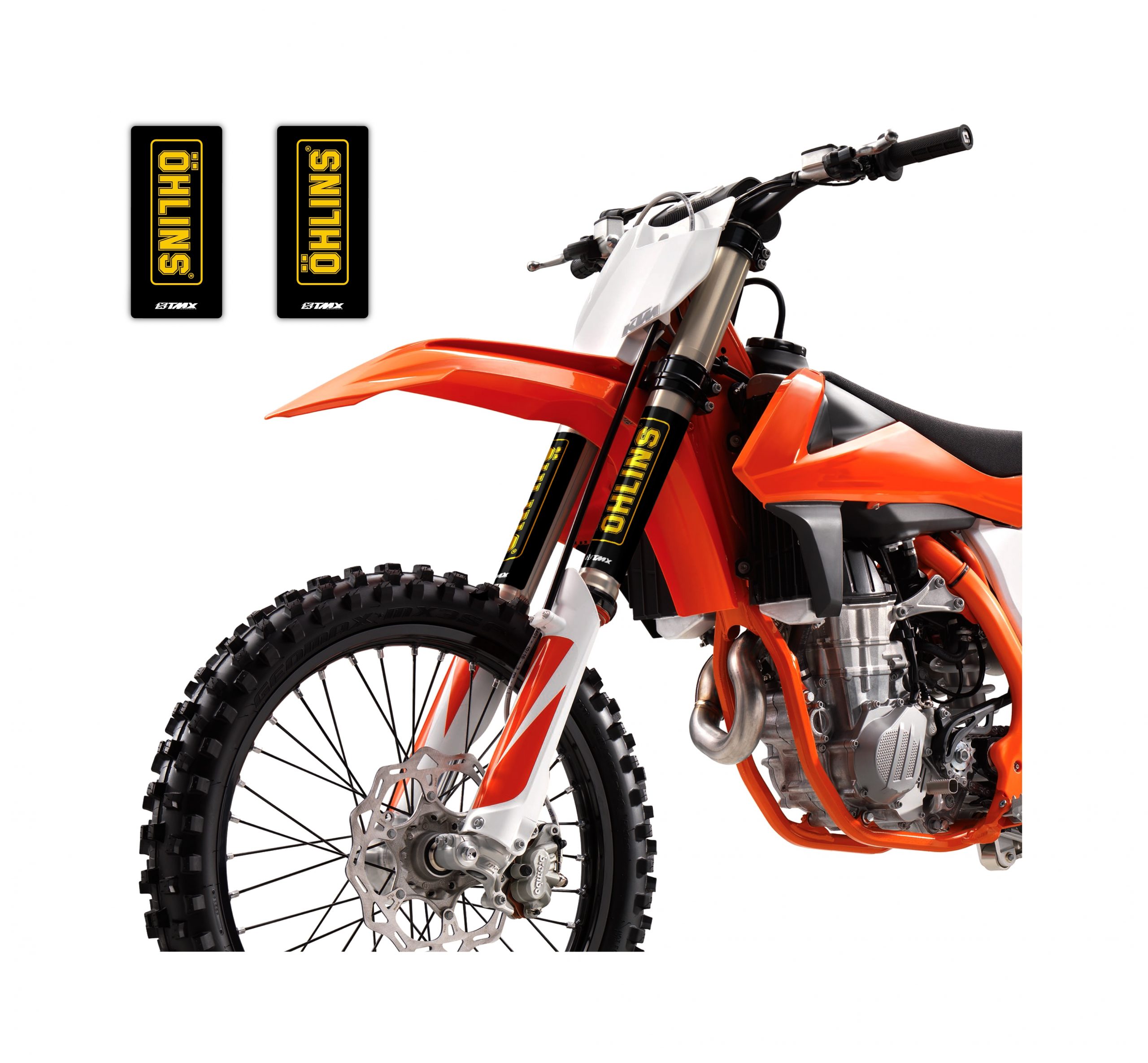 Mid Fork Graphics - Ohlins Black Series • TMX Graphics