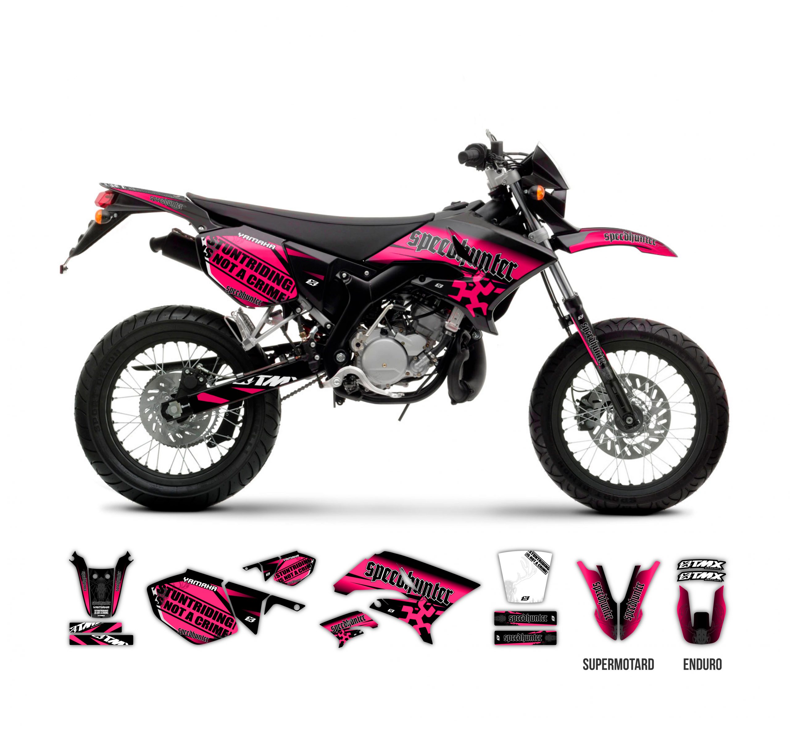 SpeedHunter Stunt Series graphics kit for Yamaha DT 50 • TMX Graphics