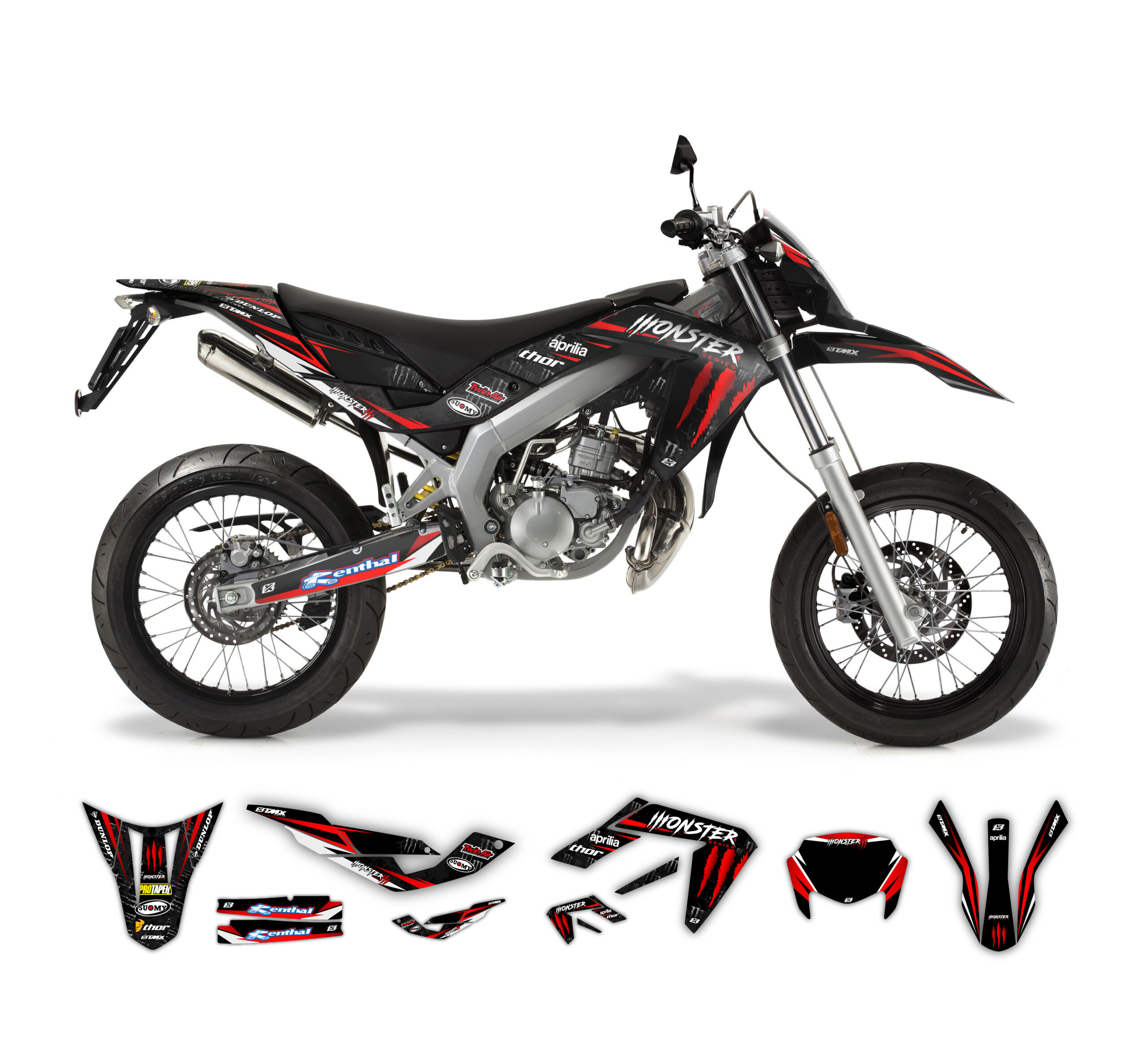 Monster Series graphics kit for Aprilia RX and SX, 50 and 125 • TMX ...