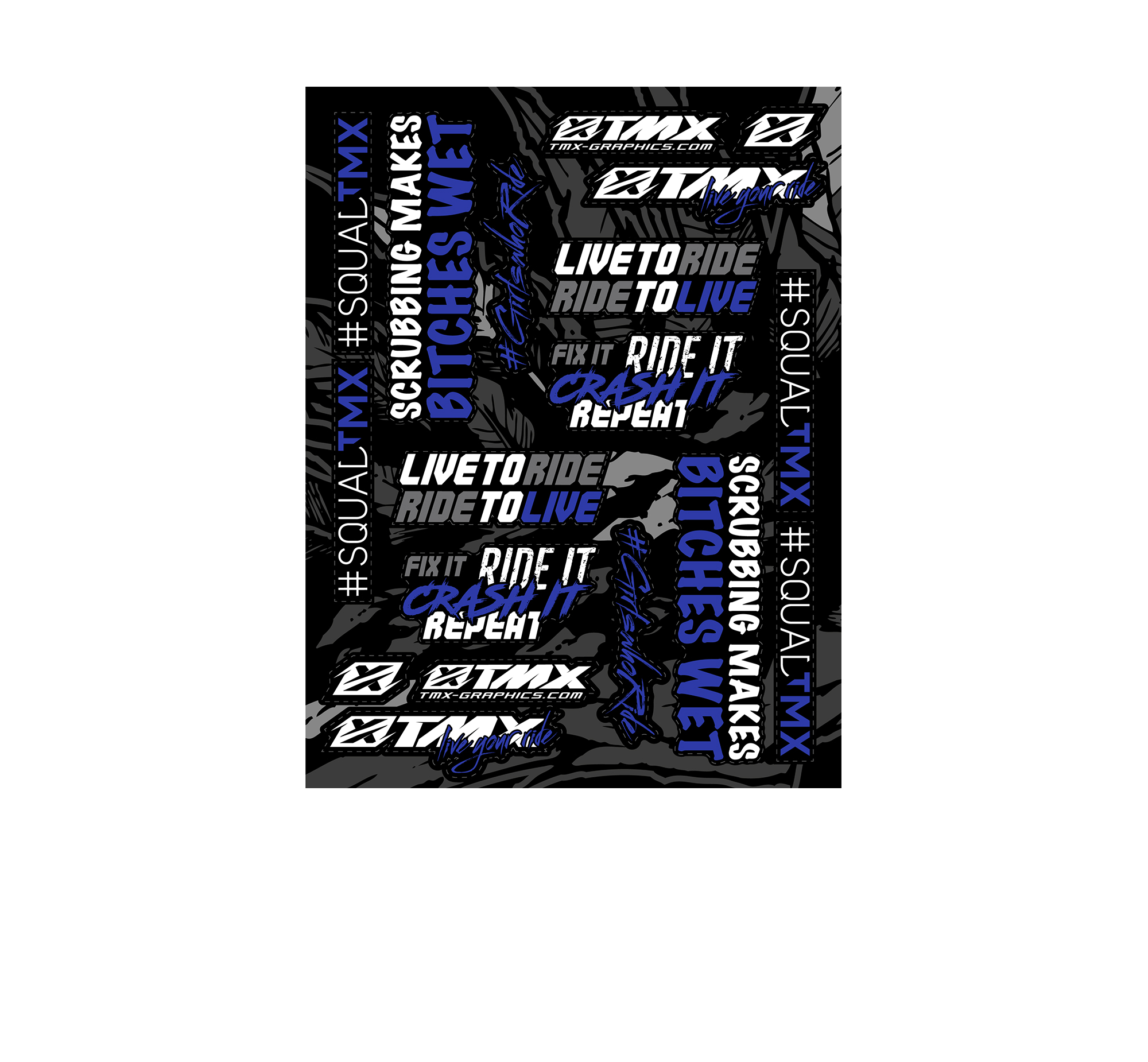 TMX Graphics Universal Stickers Sheet - Series TWO • TMX Graphics