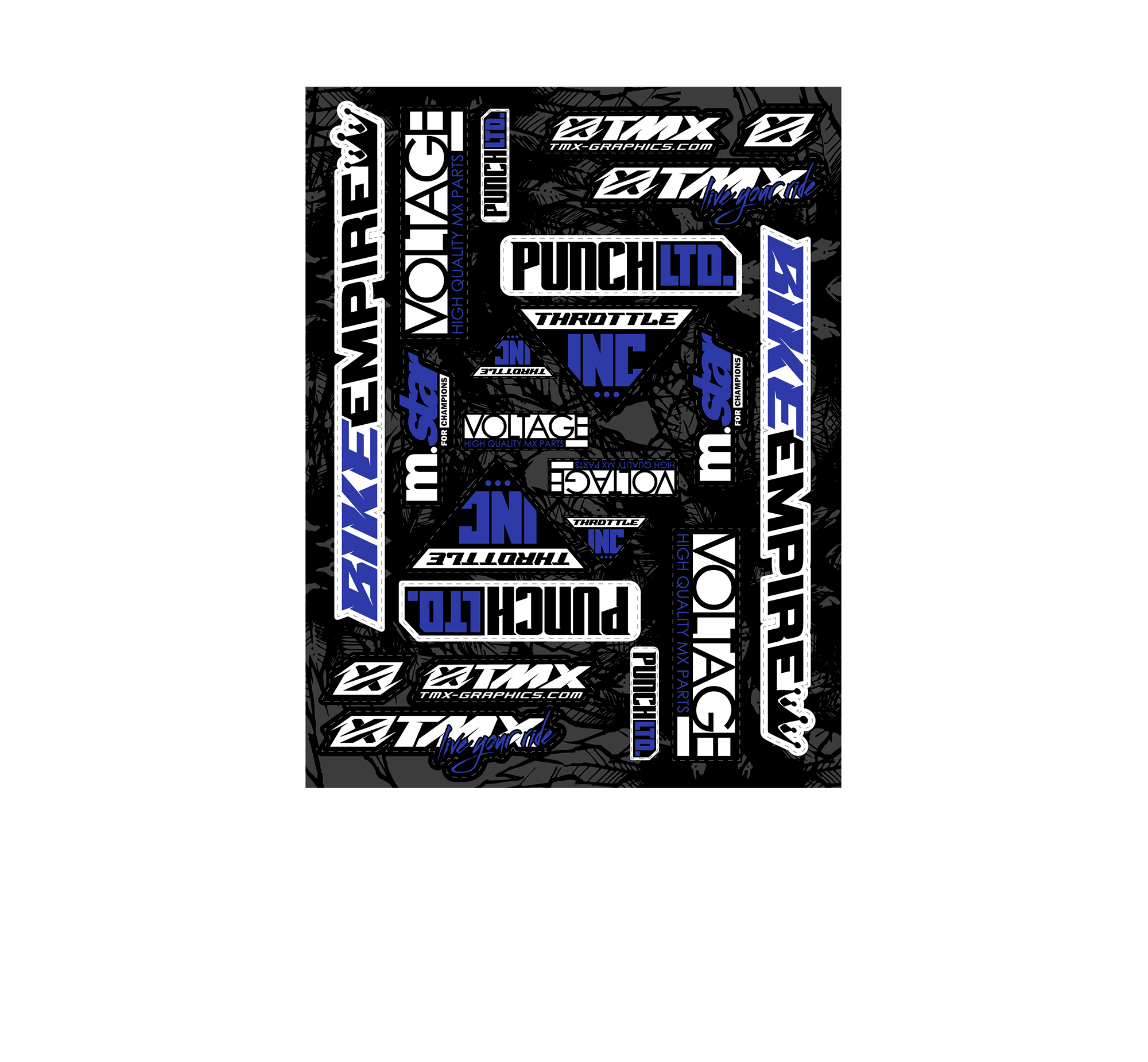 TMX Graphics Universal Stickers Sheet - Series SIX • TMX Graphics