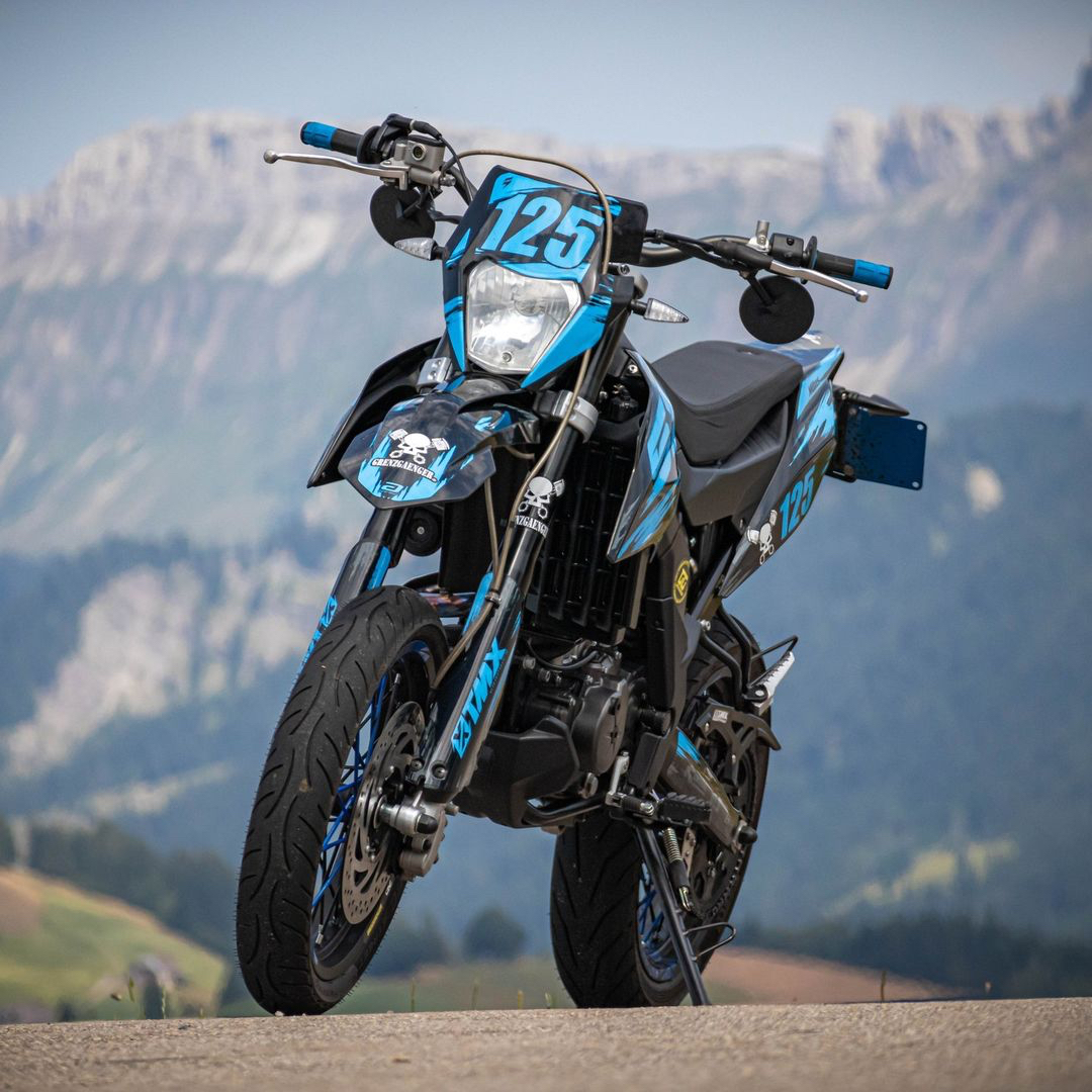 Burnout Series graphics kit for Aprilia RX and SX 125 • TMX Graphics