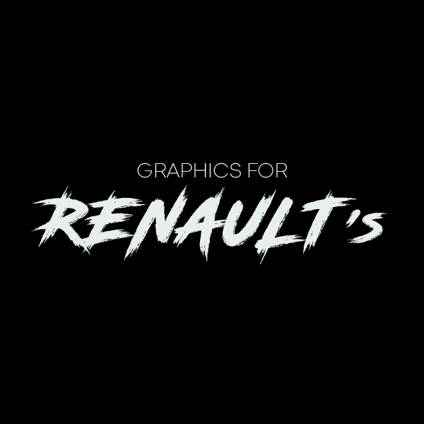 Our products range in Renault • TMX Graphics