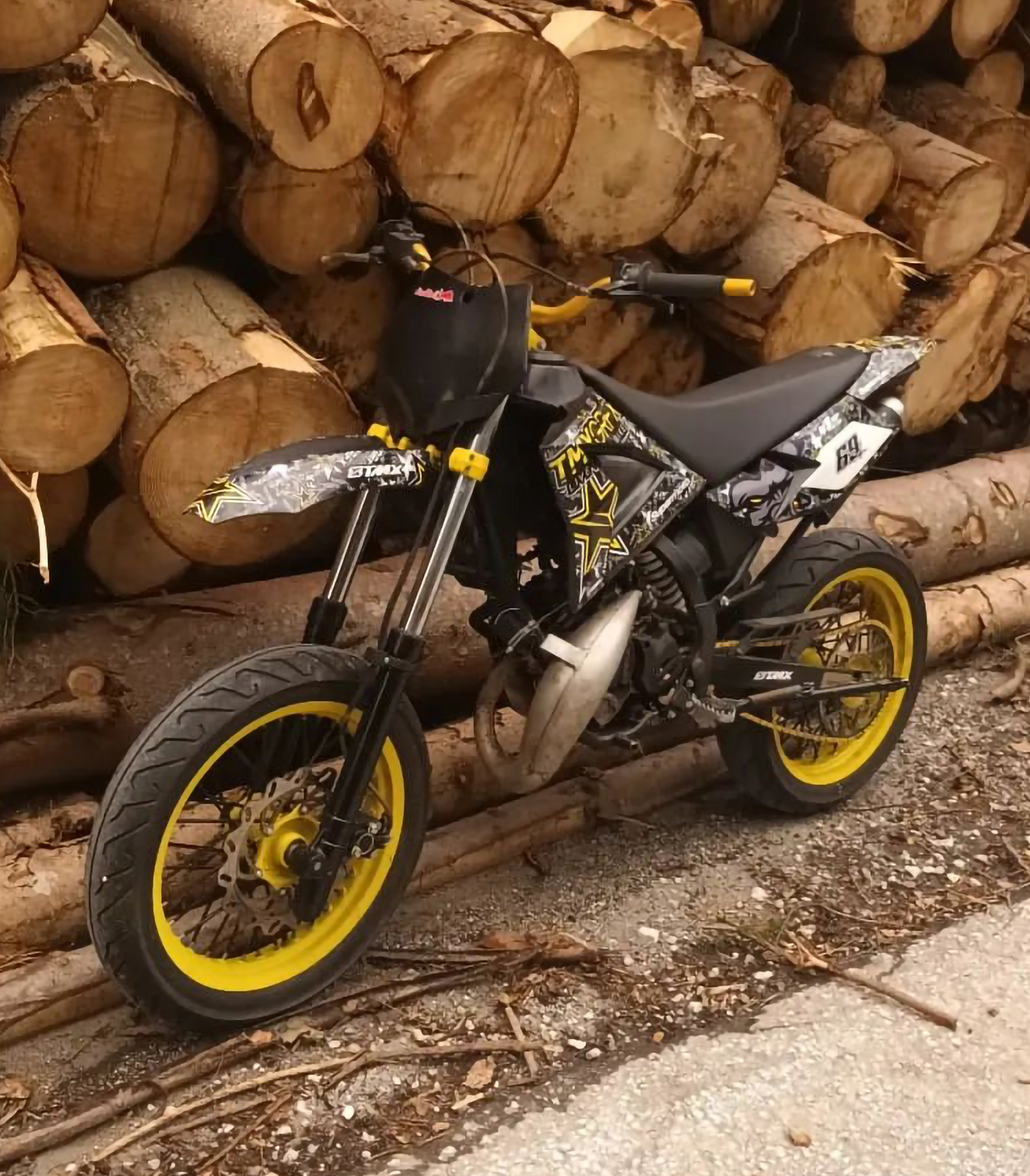 Rockstar Series graphics kit for CPI SM, SMX or SX 50 • TMX Graphics