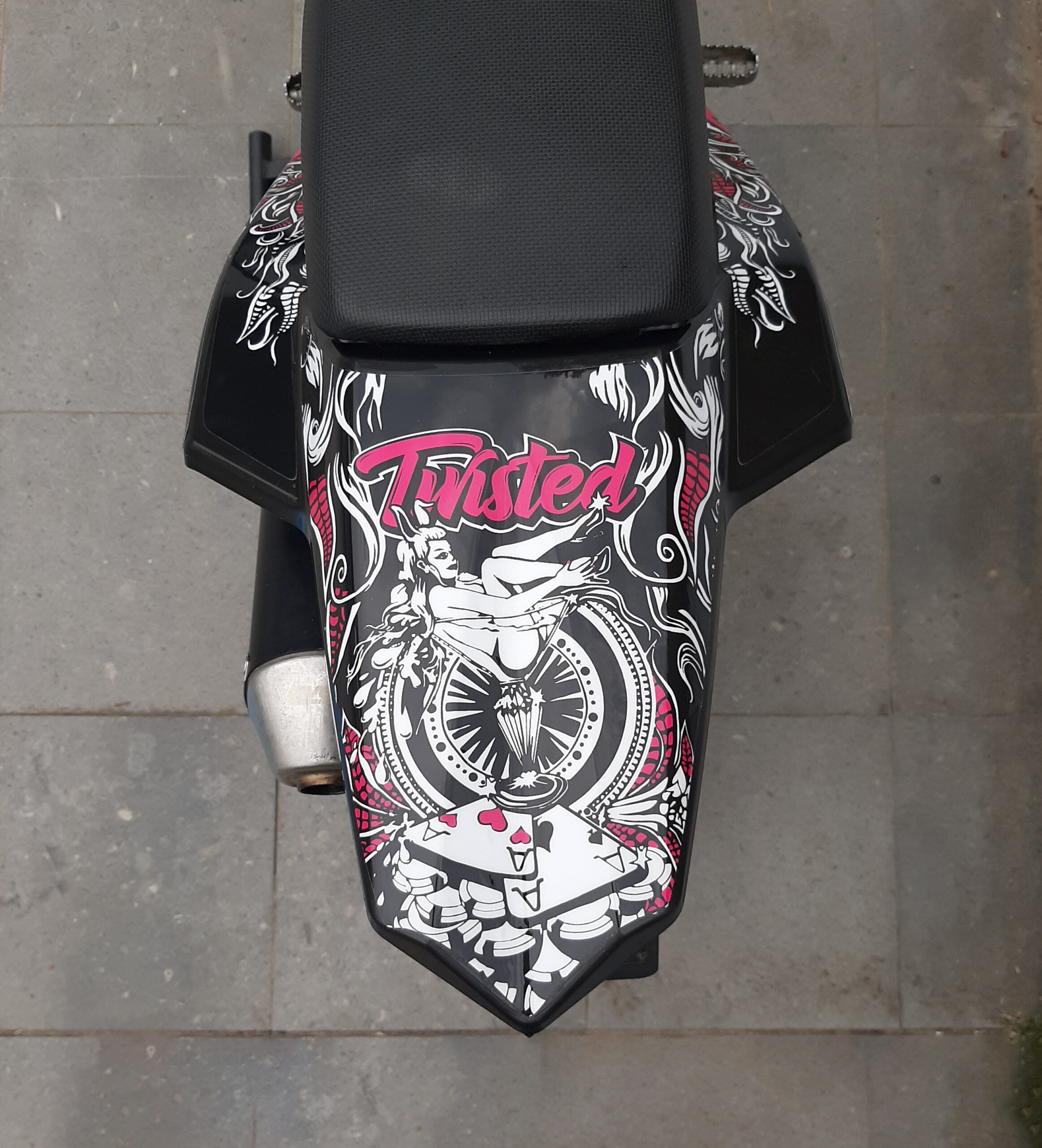 Twisted Series graphics kit for Derbi Senda 50 • TMX Graphics