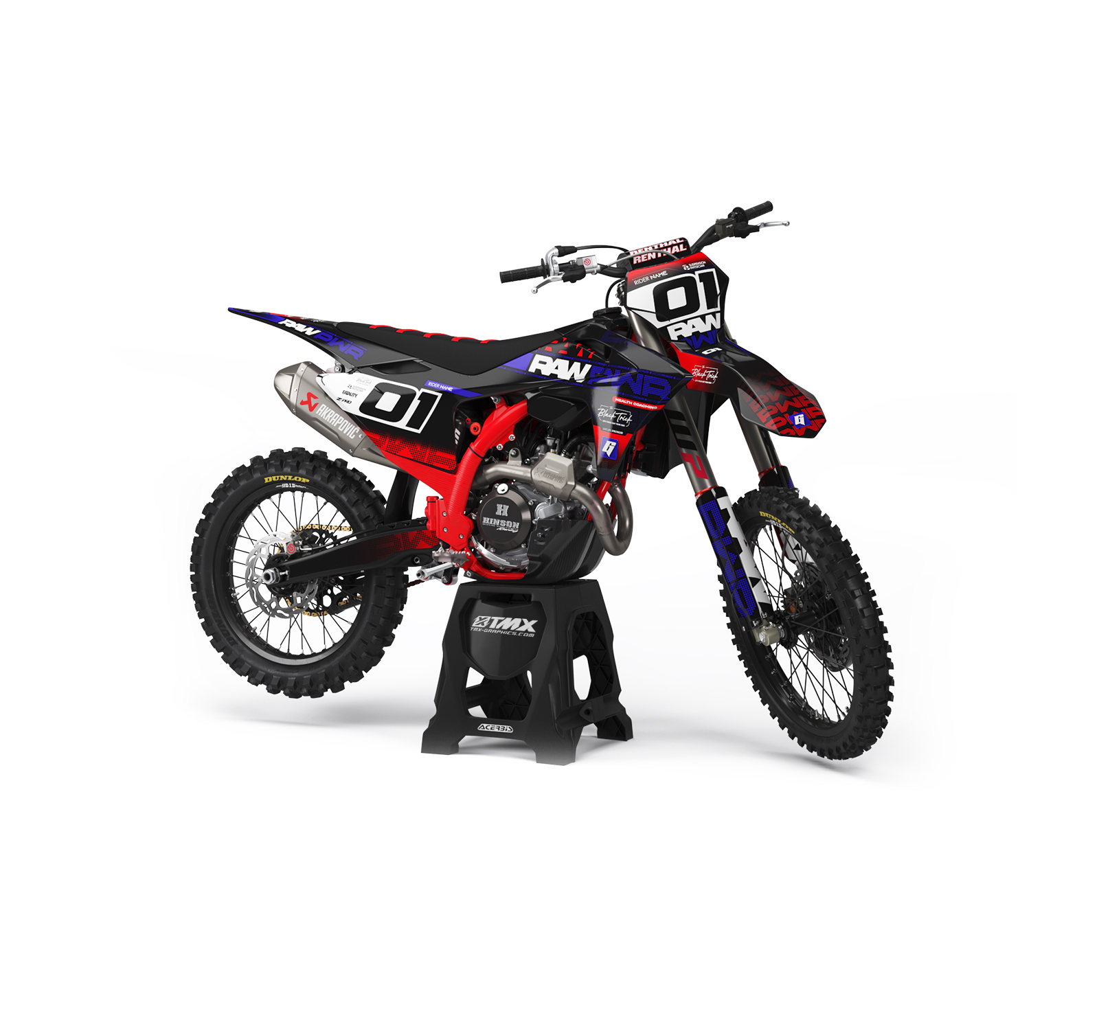 Raw Digital Series graphics kit for GasGas • TMX Graphics