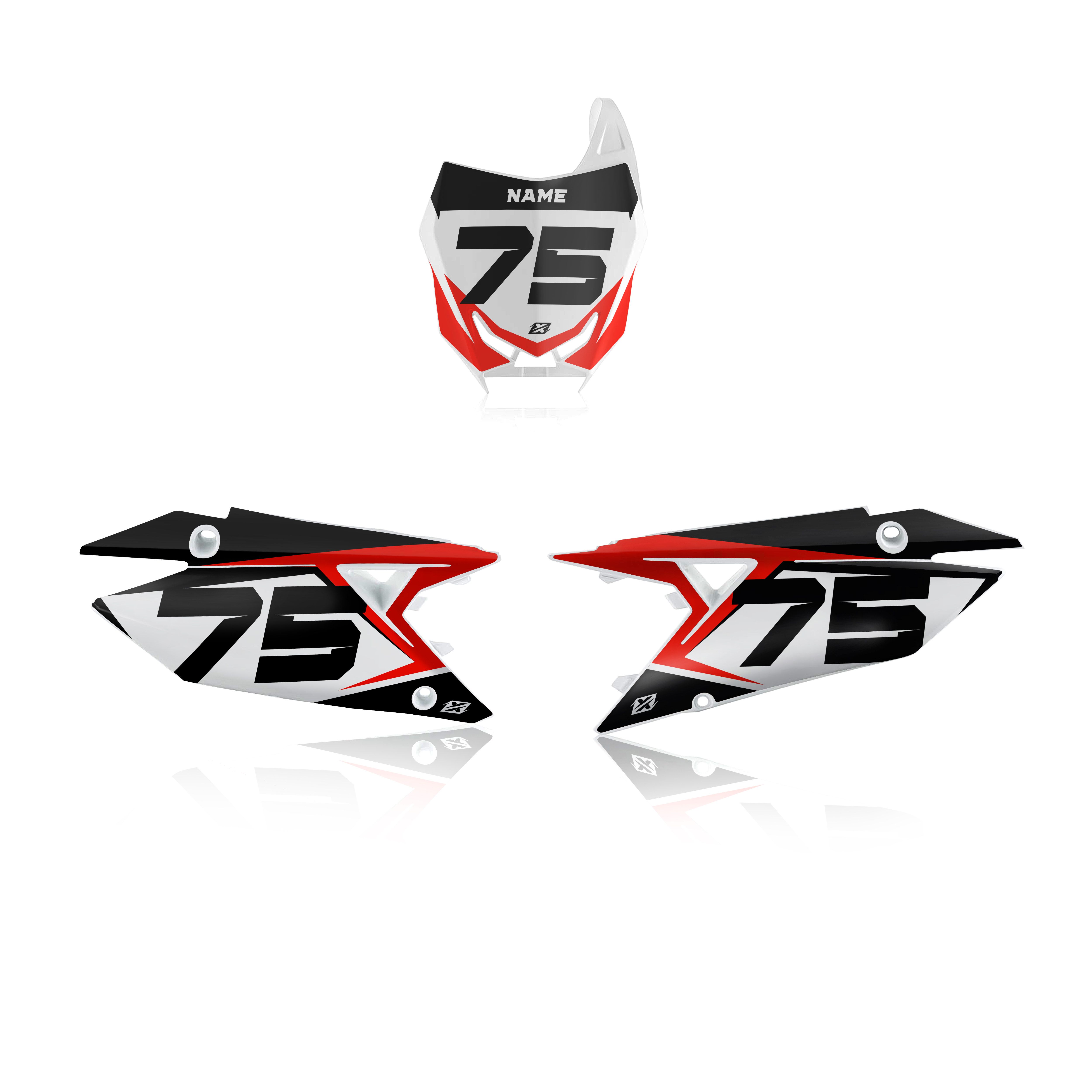 SUZUKI Number Plates Graphics - Split Series • TMX Graphics