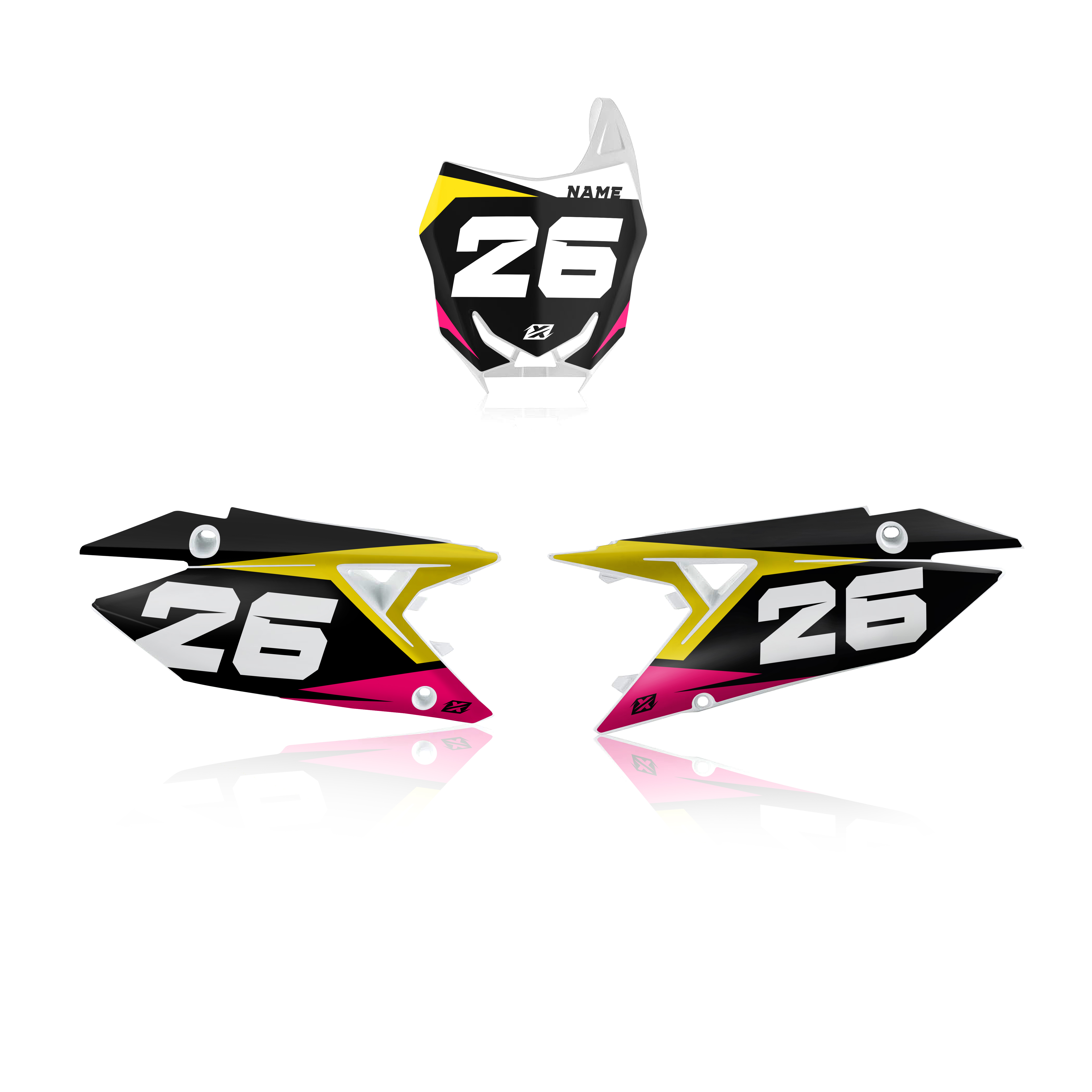 SUZUKI Number Plates Graphics - Level One Series • TMX Graphics
